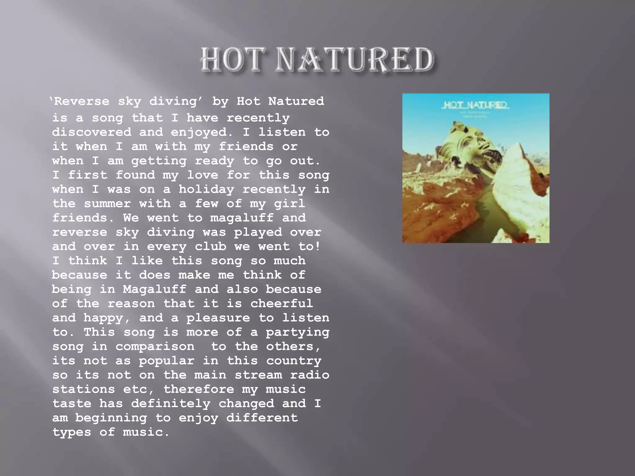 What music means to me presentation | PPTX