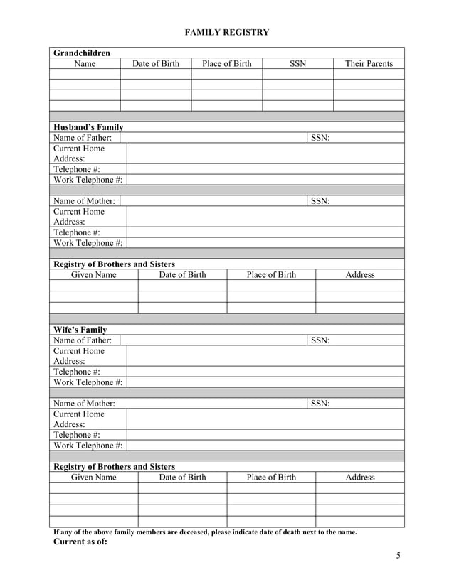 What My Family Should Know Document what-my-family-should-know-document