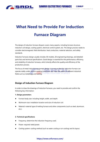What Need to Provide For Induction Furnace Diagram.pdf