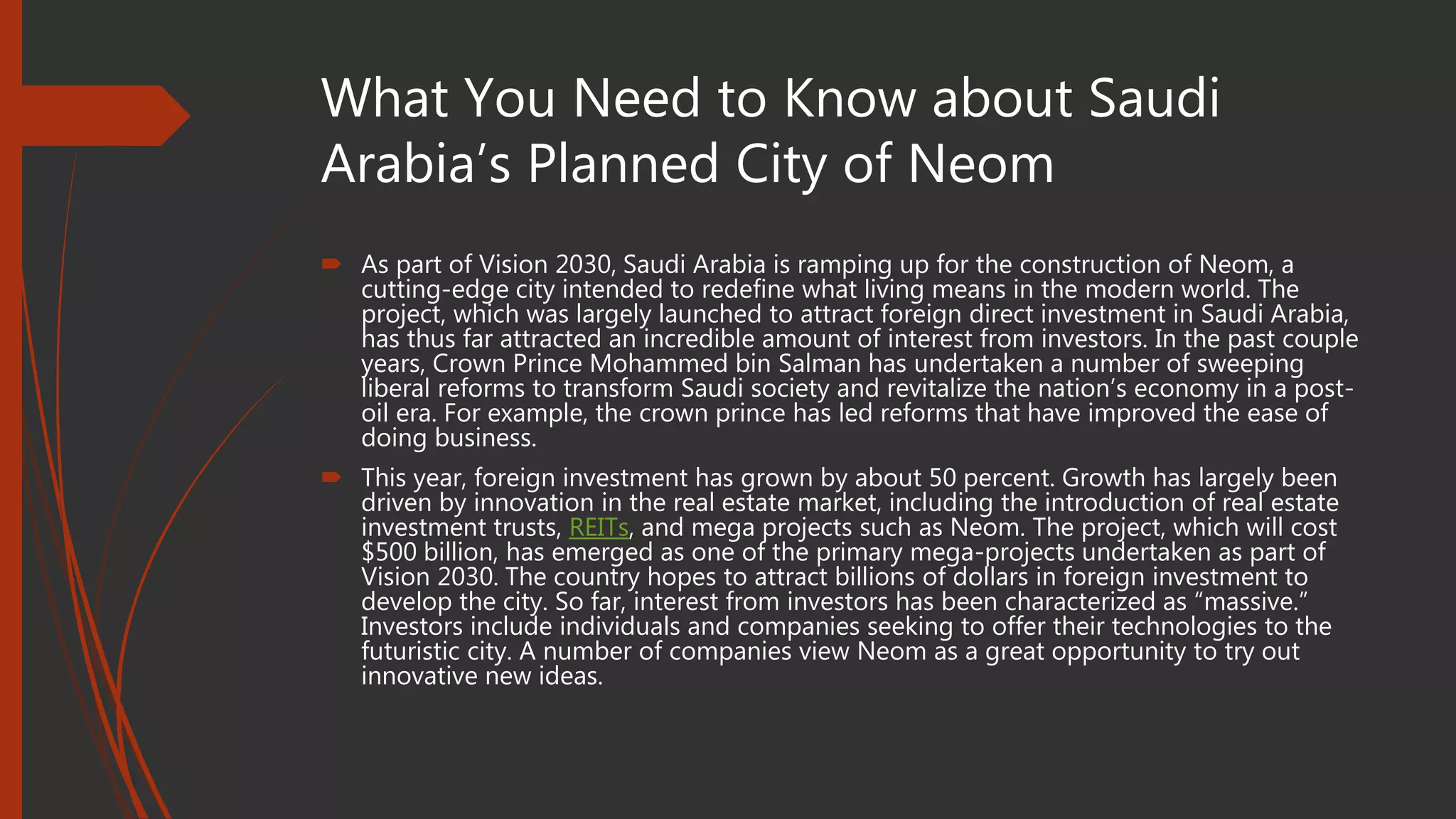 What You Need to Know about Saudi Arabia’s Planned City of Neom | PPT