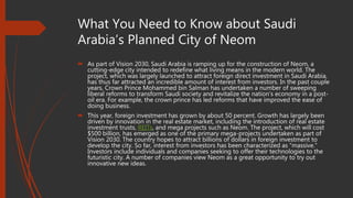What You Need to Know about Saudi Arabia’s Planned City of Neom | PPT