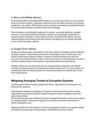 What New Cybersecurity Threats Are Emerging Against Encryption Systems ...