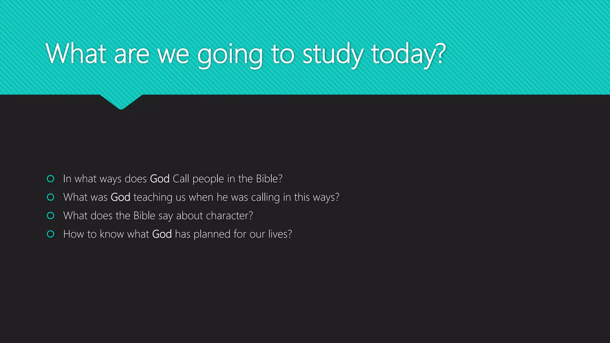 What next! sunday school presentation benny | PPTX