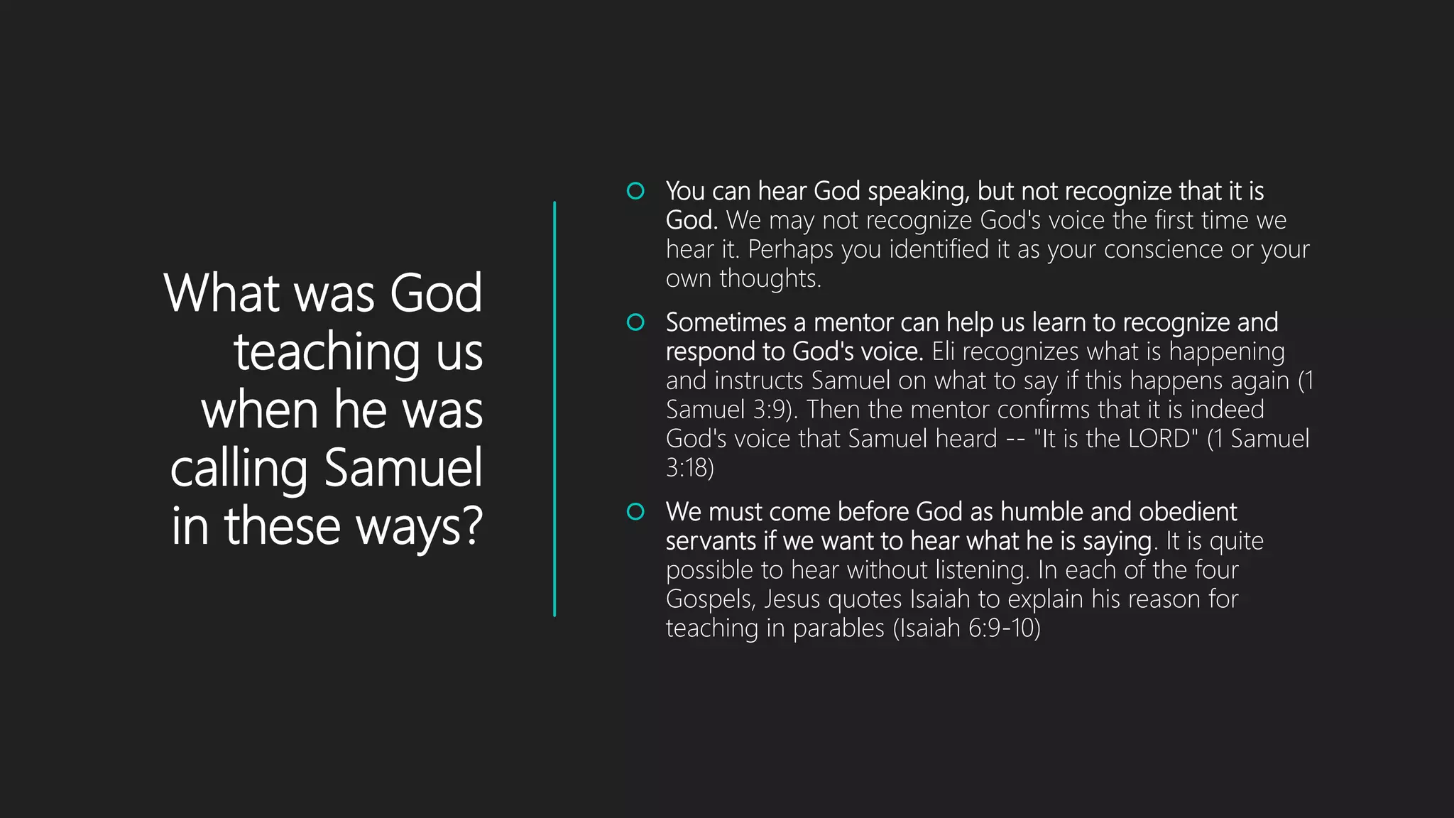 What next! sunday school presentation benny | PPTX