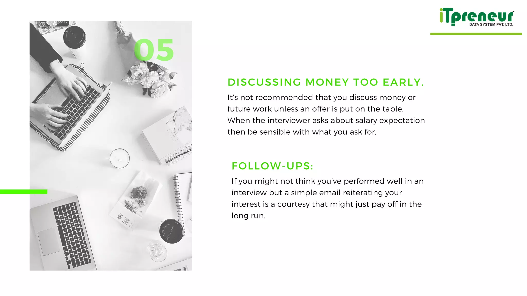 What not to do in an interview | PPT