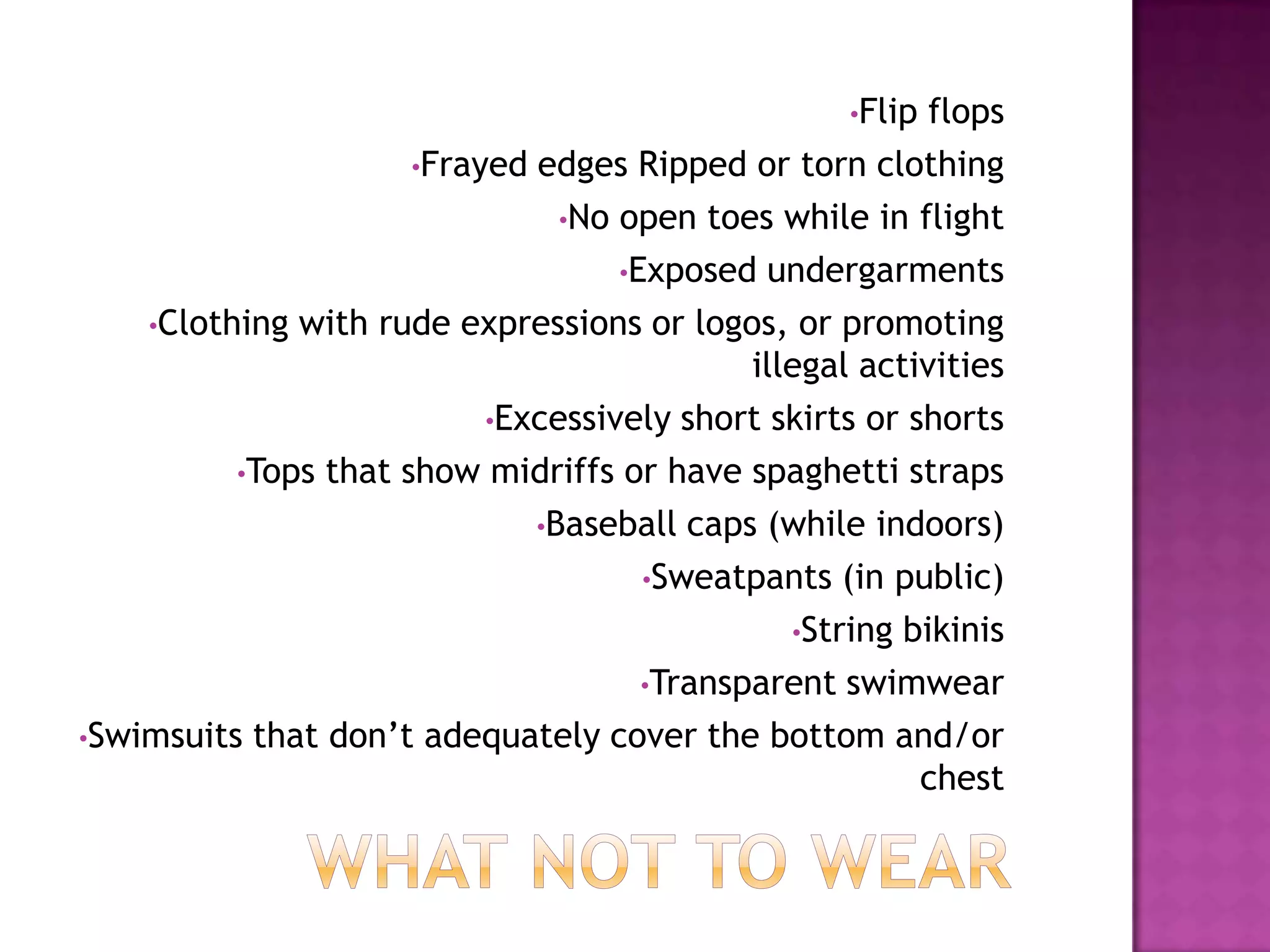 What not to wear | PPTX