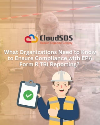What Organizations Need to Know to Ensure Compliance with EPA Form R ...