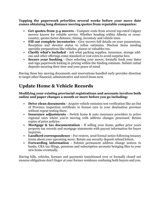 What Paperwork is Needed to Prepare for a Long Distance Move From ...