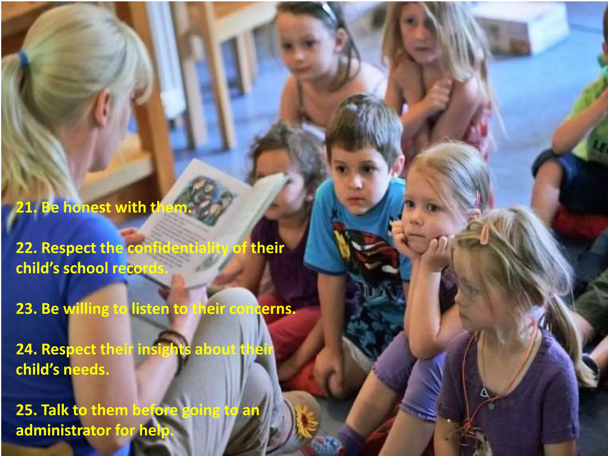 What parents should expect from teachers | PPTX