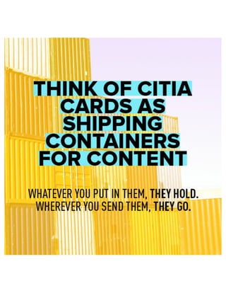 What Are Citia Cards? | PDF