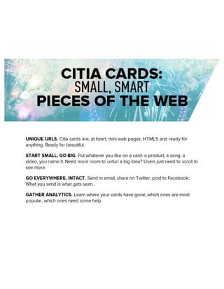 What Are Citia Cards? | PDF