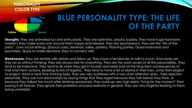 What personality color type are you? | PPTX