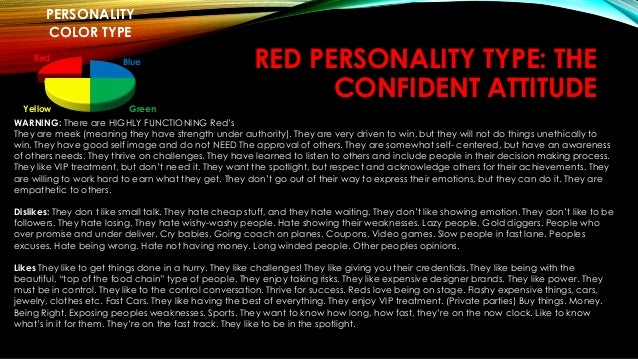 What personality color type are you?