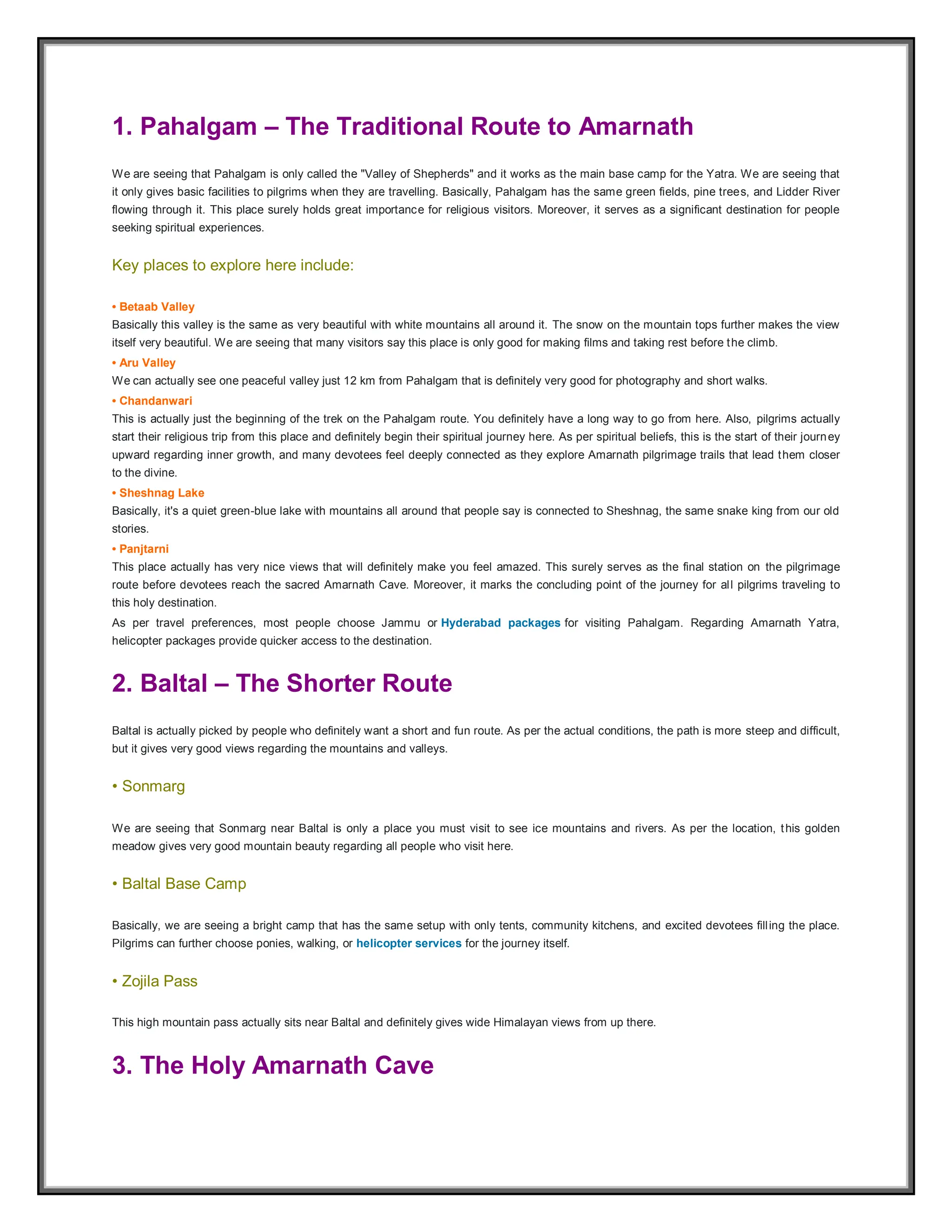 What Places Can You Explore Amarnath Pilgrimage Trails During the Yatra.pdf