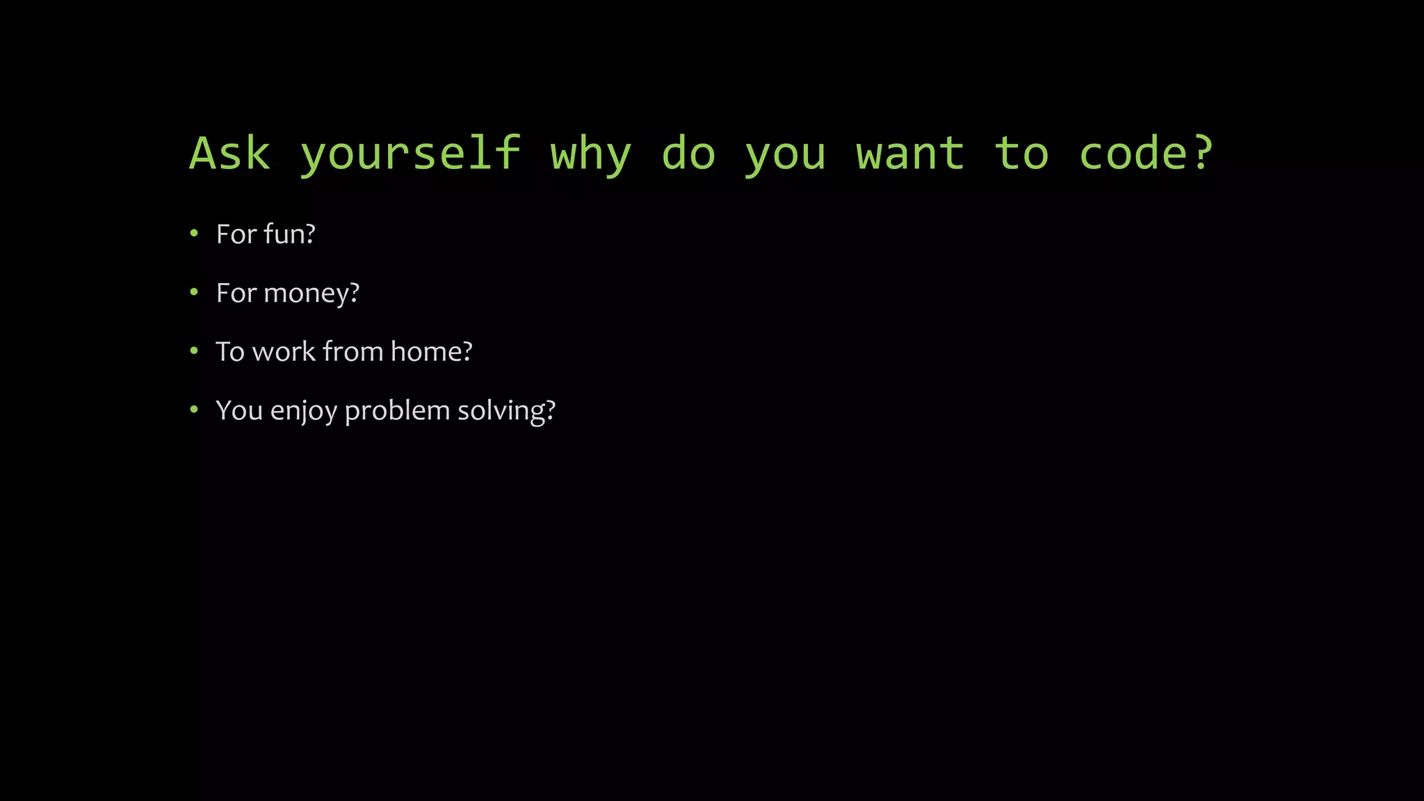 What Programming Language Should You Be Learning Ppt
