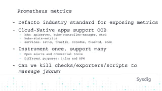 What Prometheus means for monitoring vendors | PPT