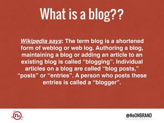 What purpose does a business blog serve? | PDF