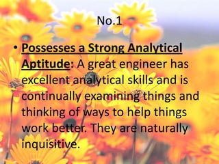 What Qualities Should A Good Engineer Have | PPTX