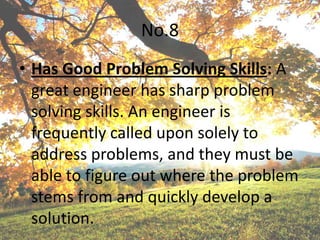 What Qualities Should A Good Engineer Have | PPTX