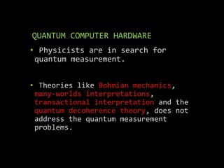 What quantum computers may tell us about quantum mechanics | PPT