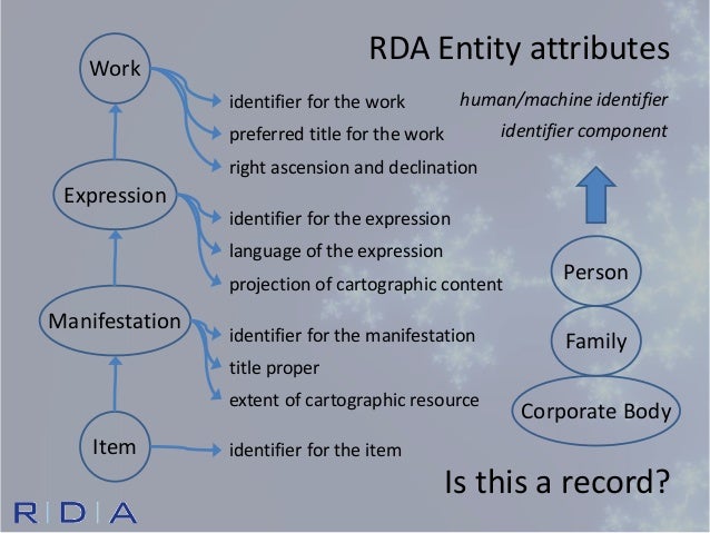 What is an RDA record?