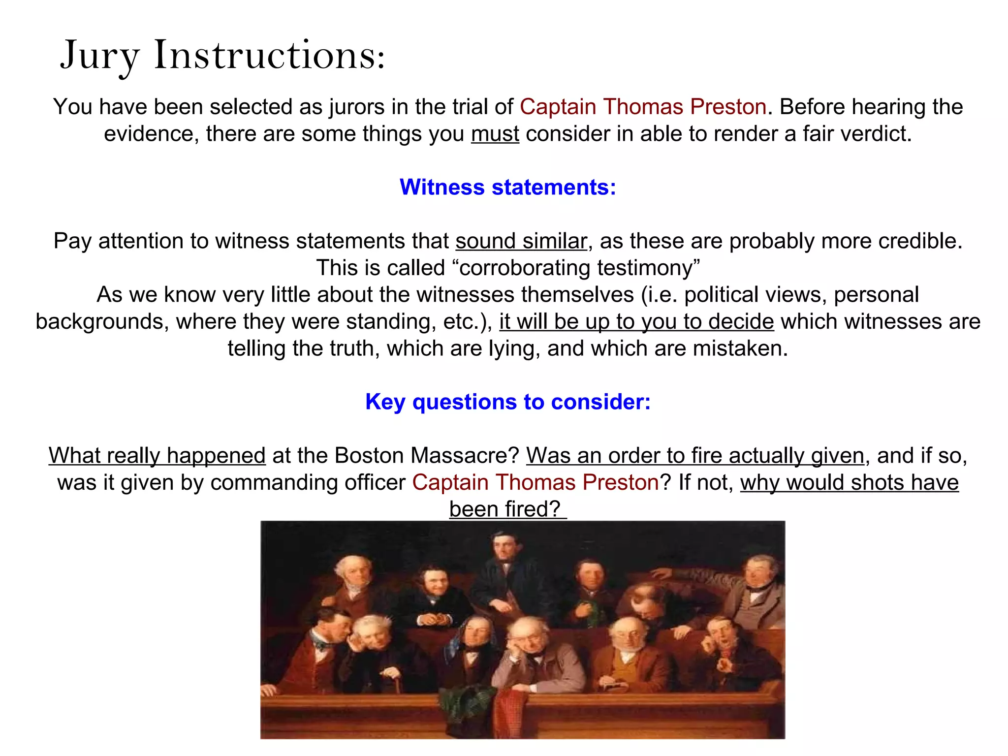 What Really Happened in the Boston Massacre? The Trial of Captain ...