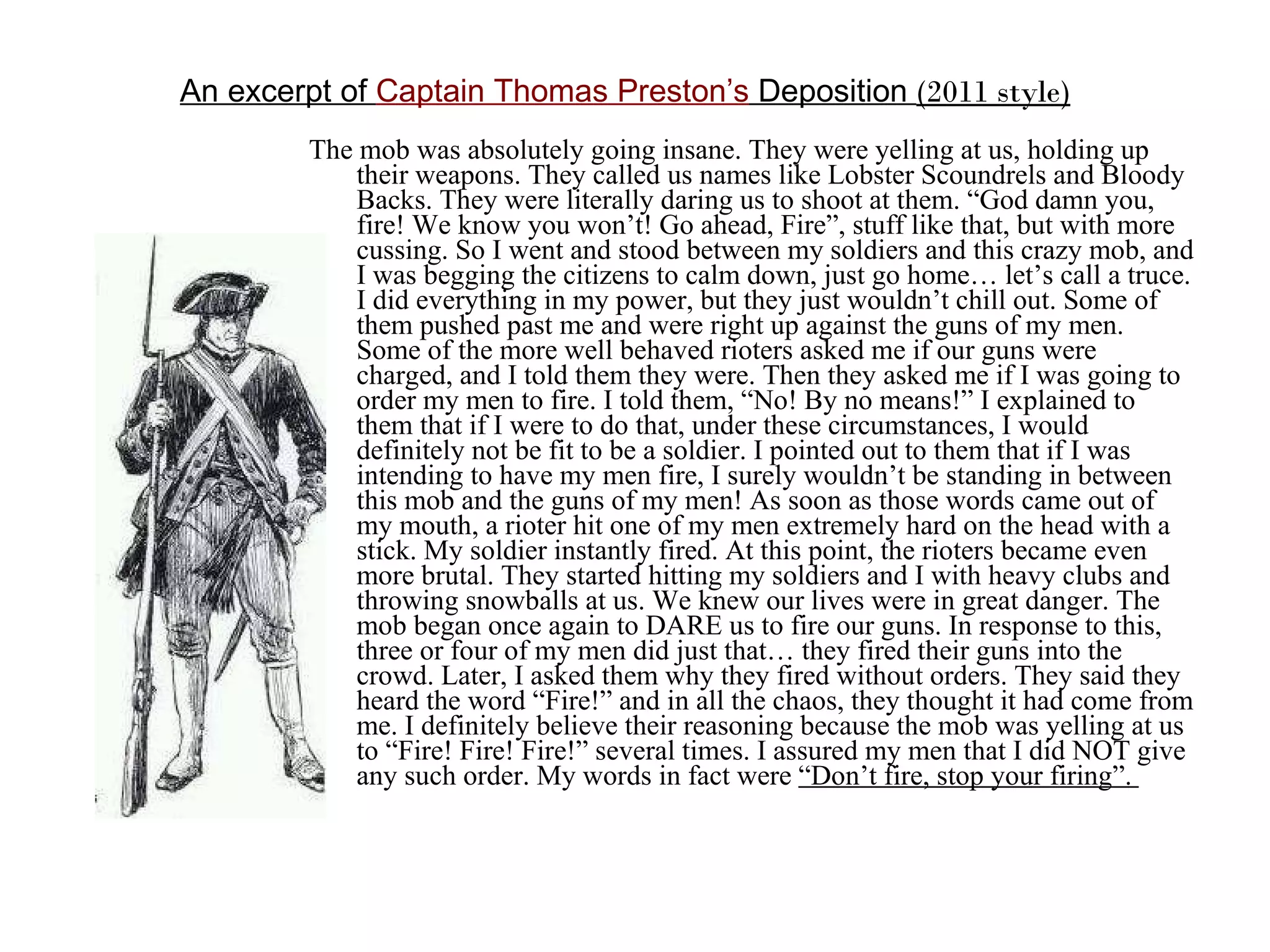 What Really Happened in the Boston Massacre? The Trial of Captain ...