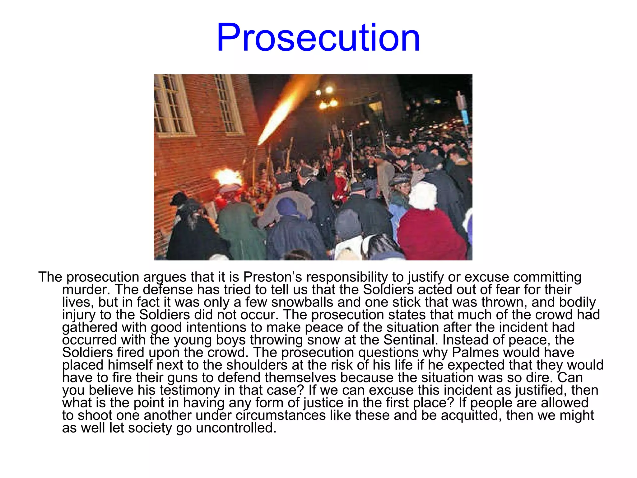 What Really Happened in the Boston Massacre? The Trial of Captain ...