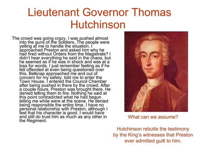 What Really Happened in the Boston Massacre? The Trial of Captain ...