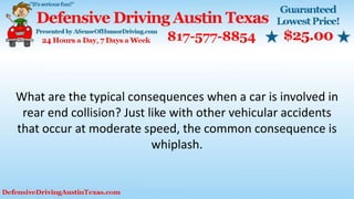 What really happens in a rear end collision | PPTX