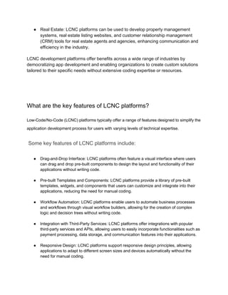 What role does user experience (UX) design play in LCNC development.docx