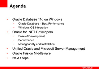 Oracle database connection with the .net developers | PPT