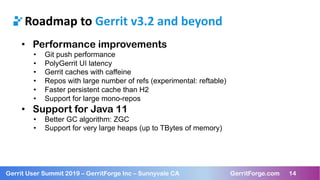 What's new in Gerrit Code Review v3.1 and beyond | PPT