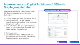 What's New in Copilot for Microsoft 365 August 2024 | PPT