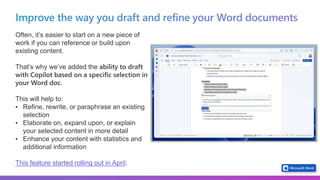 What's New in Copilot for Microsoft365 May 2024.pptx