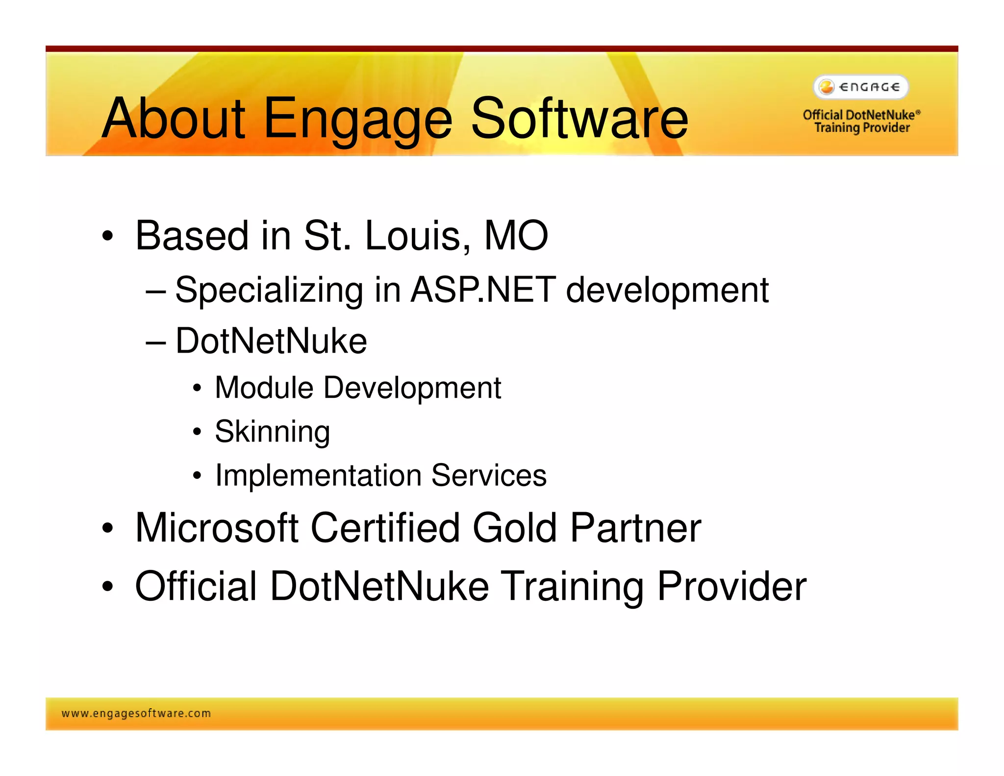 What’s New In DotNetNuke 5 (Cambrian) | PDF