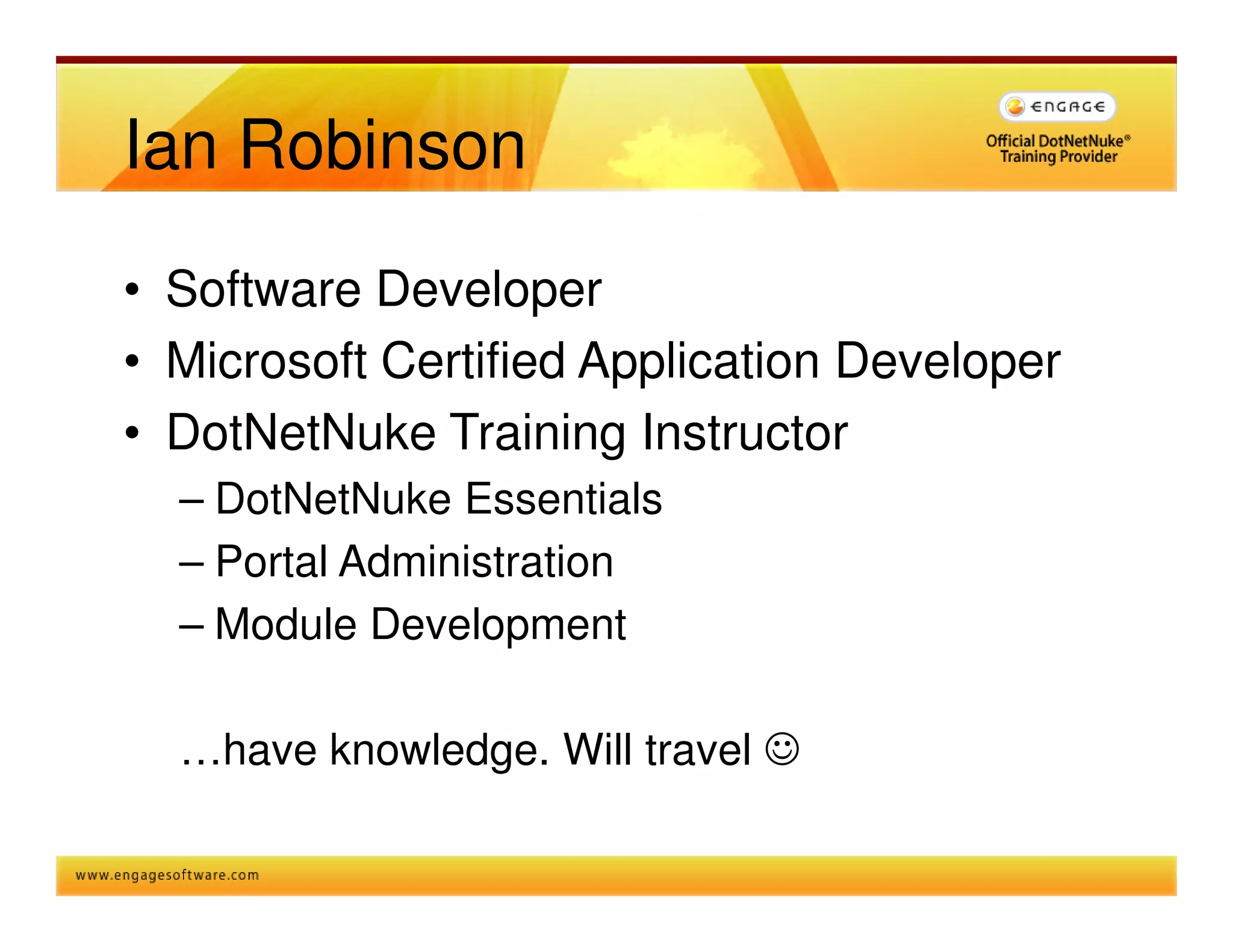What’s New In DotNetNuke 5 (Cambrian) | PDF
