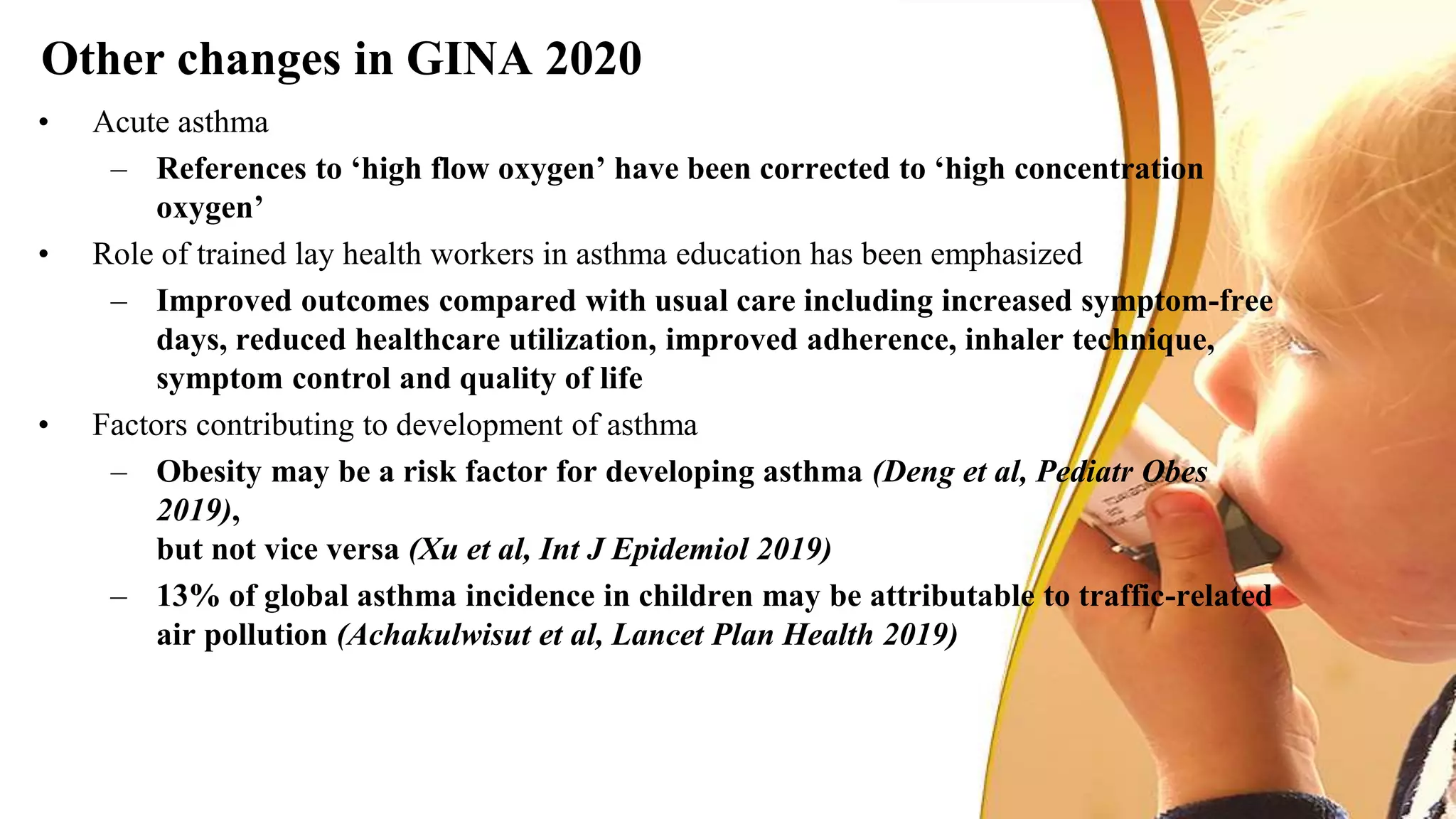 GINA 2020 Guidelines for Asthma | PPTX