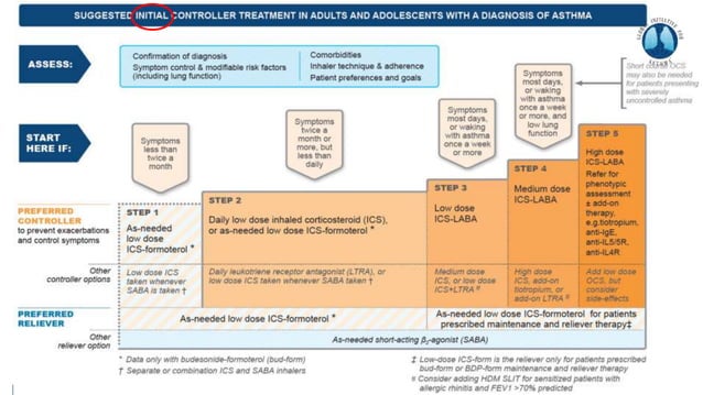 GINA 2020 Guidelines for Asthma | PPTX | Lung and Respiratory Health ...