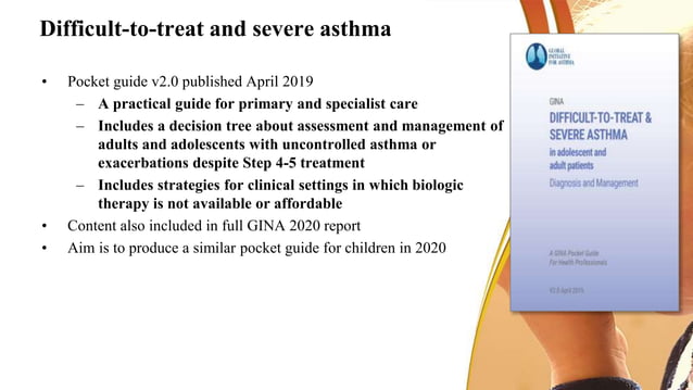 GINA 2020 Guidelines for Asthma | PPTX | Lung and Respiratory Health ...