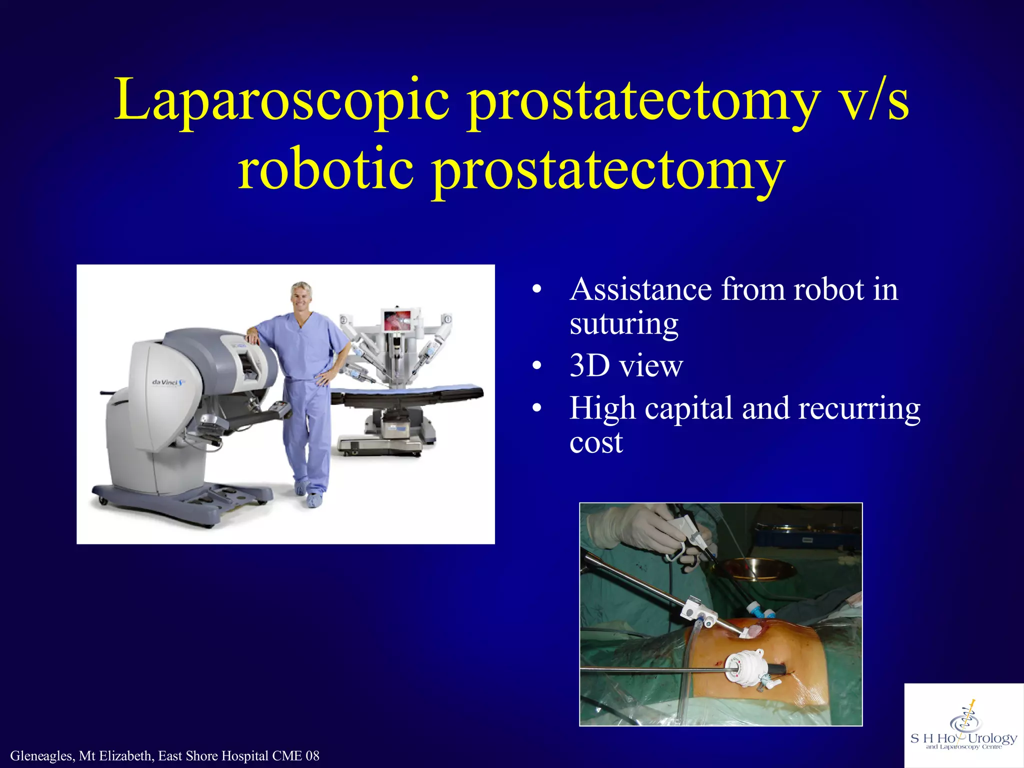 What is New In Minimally Invasive Surgery for Urology | PPT