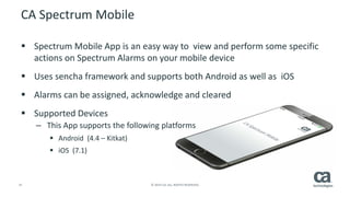 CA Spectrum 9.4.1 Features and Enhancements | PDF