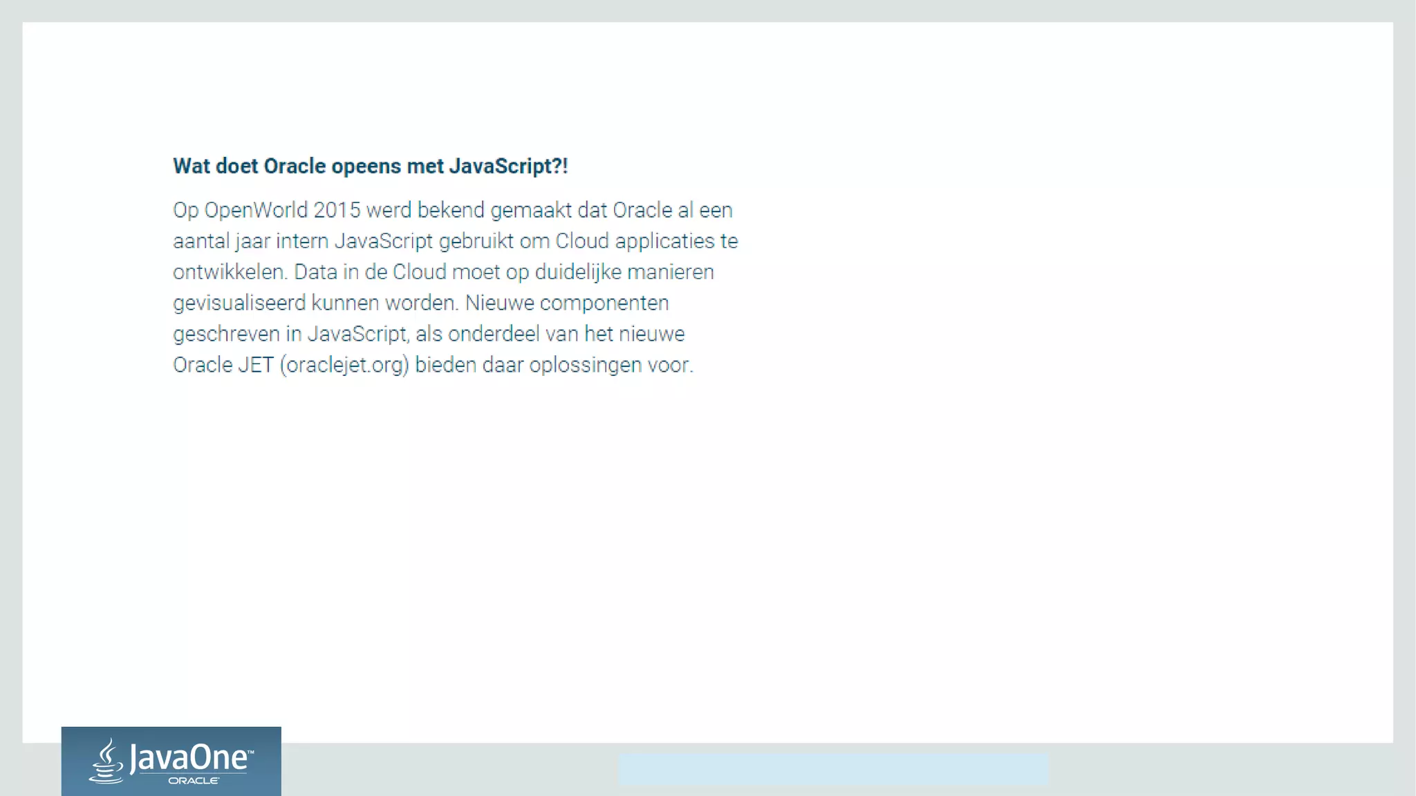 Oracle Jet Enterprise Ready Javascript Toolkit Ppt 9959