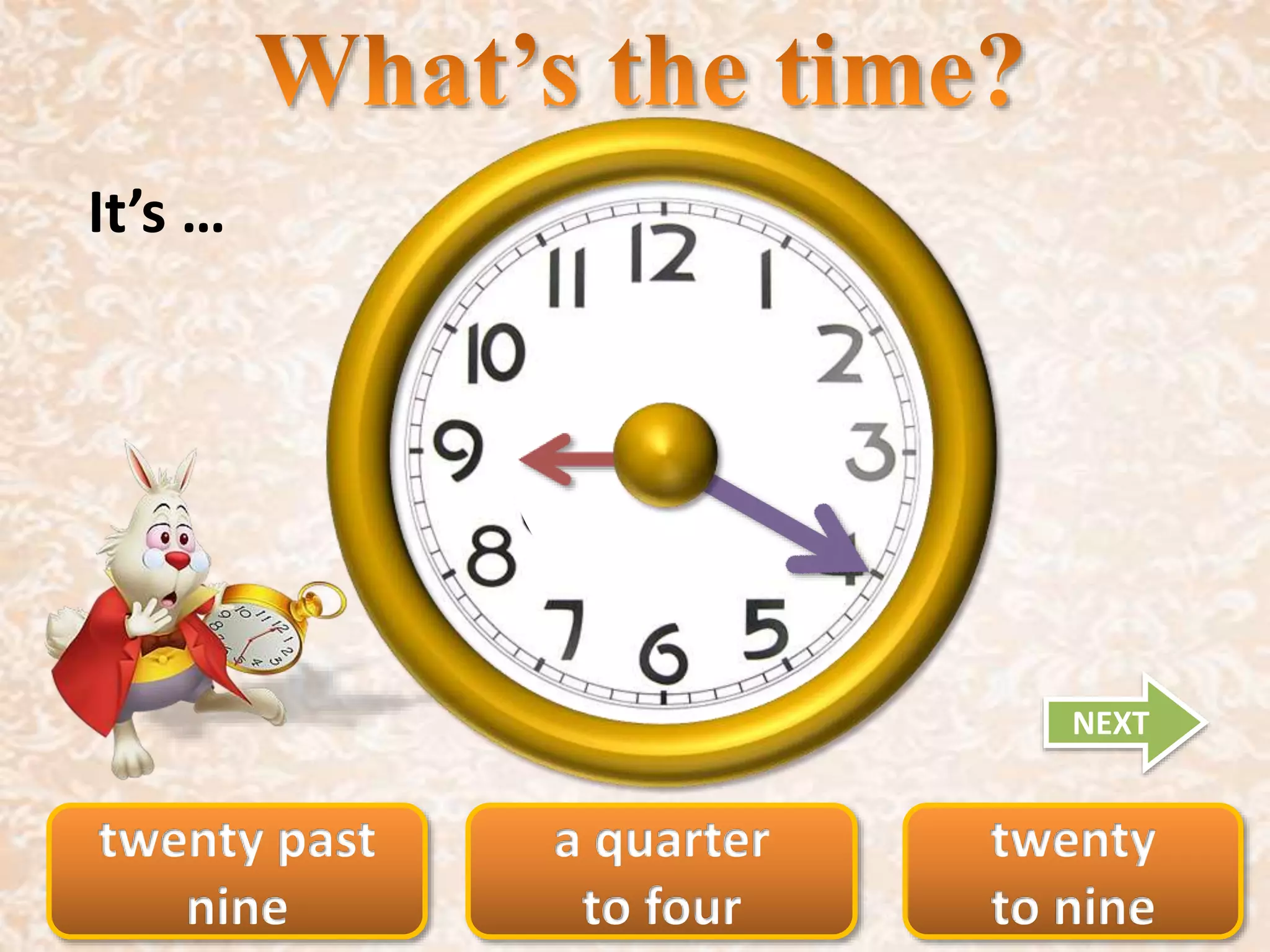 Telling the time - What's the time? Explanation and practice ESL. | PPTX