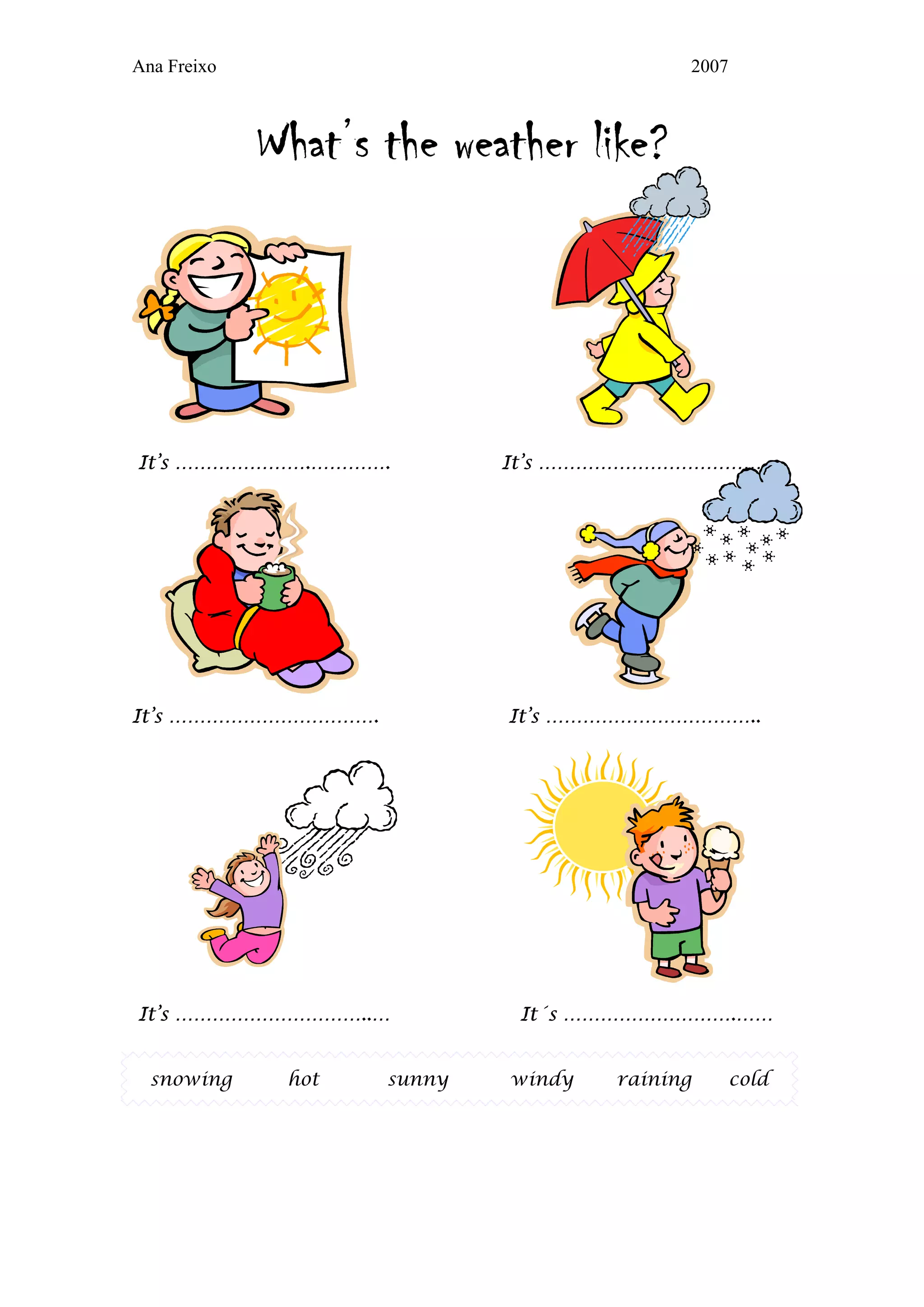 Whats The Weather Like | PDF