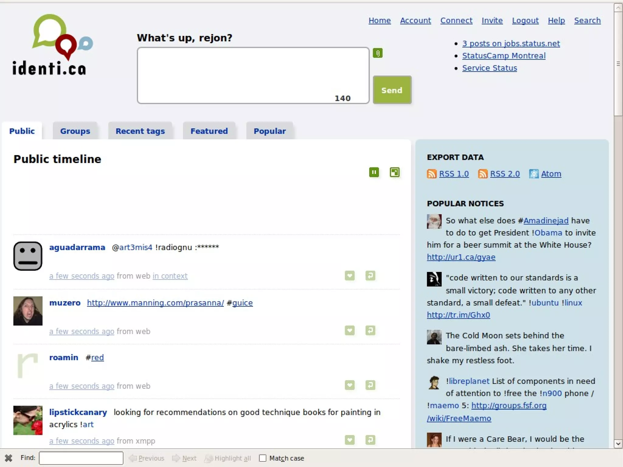 What's Your StatusNet? Lightning Talk 1.0 | PPT