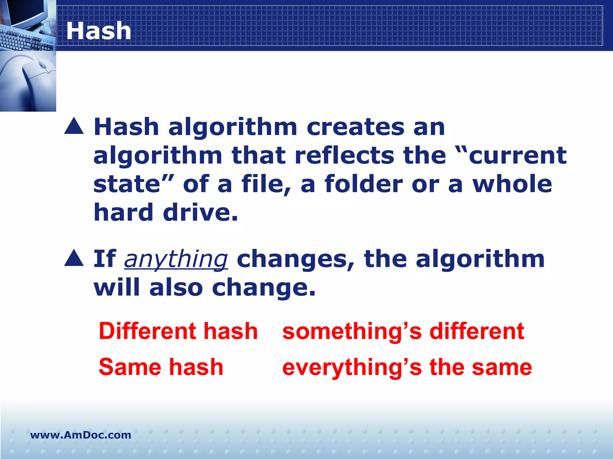 Whats A Hash | PPS | Technology & Computing