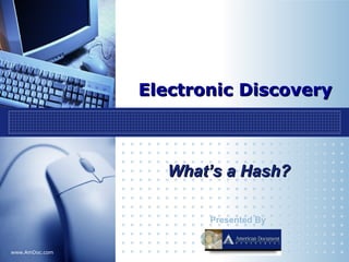 Whats A Hash | PPS