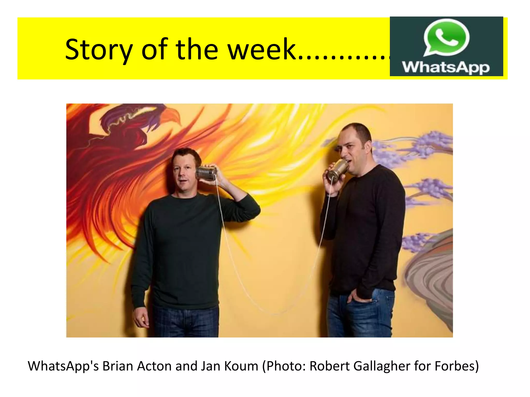 story of whatsapp (Jan Koum and Brian Acton) | PPTX