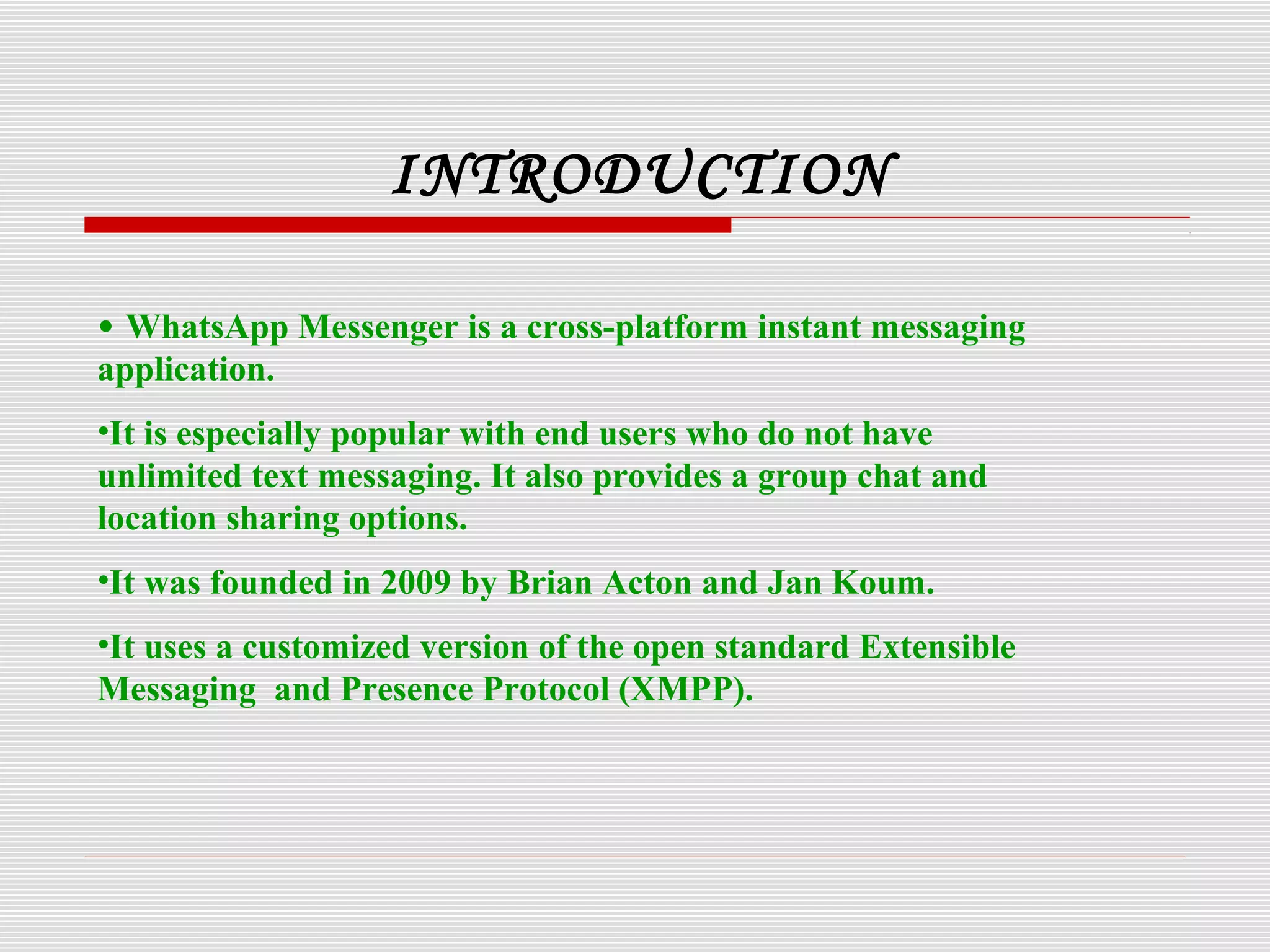 Whats app | PPT | Smartphones | Consumer Electronics